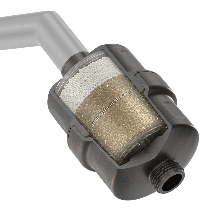 All Metal Shower Head Filter — Removes Chlorine — Universal Attachment ...