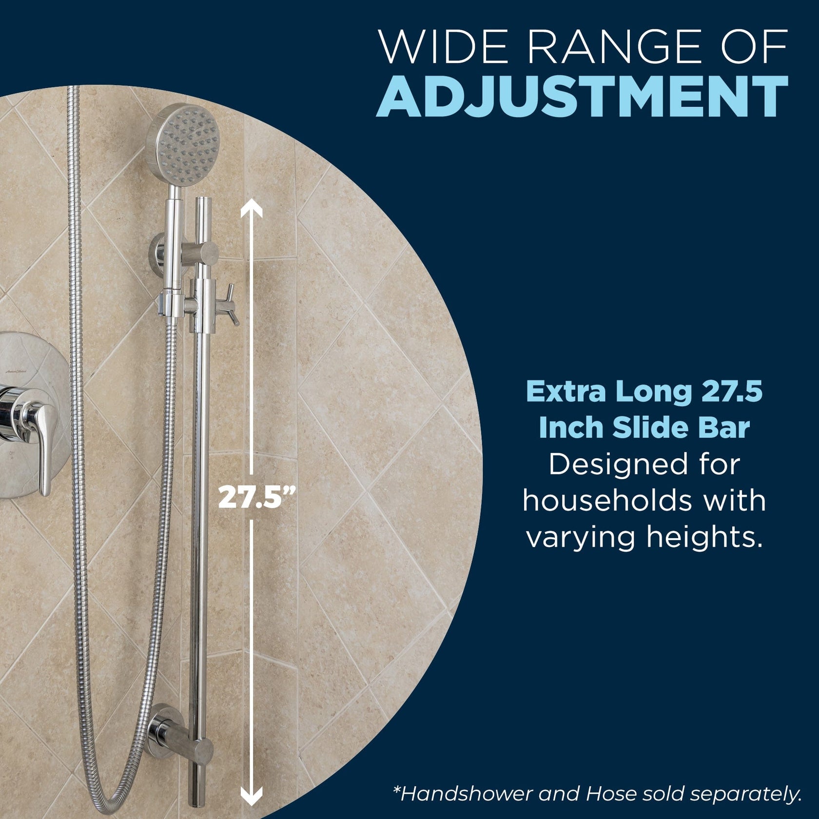 Slide Bar with Shower Head Holder – HammerHead®